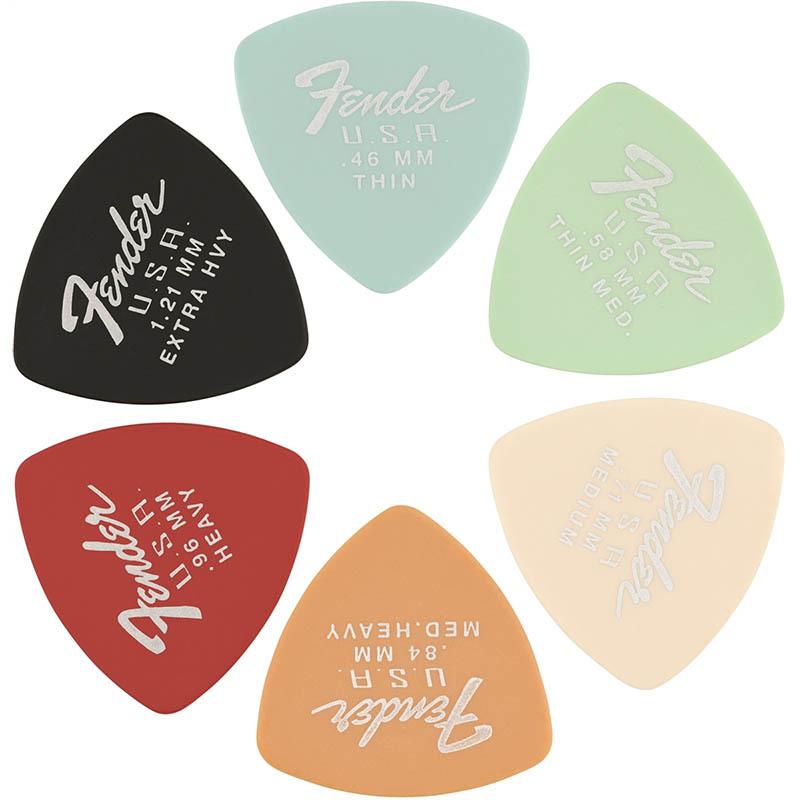 Fender（フェンダー） Fender Dura-Tone Delrin Pick 346-shape 12-Pack【フェンダーピック12 ...