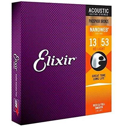 Elixir 16182 Phosphor Bronze HD Light アコースティック弦〈エリクサー〉 : 楽器de元気 - 通販 ...