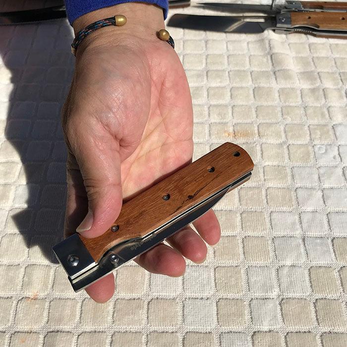 バーベキューシェフ ガクスタイル Santoku Petty Green Bread Knife gakuオリジナル折りたたみ包丁 三徳 菜 ...