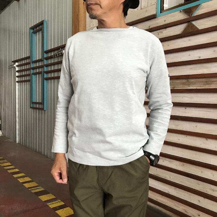 Tieasy ティージー TE-001 Authentic Classic HDCS ボートネックバスクシャツ ClearBlue 日本製 ...