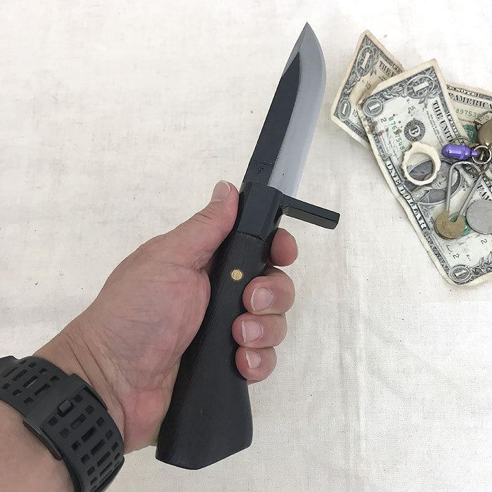 Red Orca レッドオルカ 樫柄 カイディックス和式シースナイフ 115mm 黒打ち 特殊割り込み : gakuオンラインショップ ...