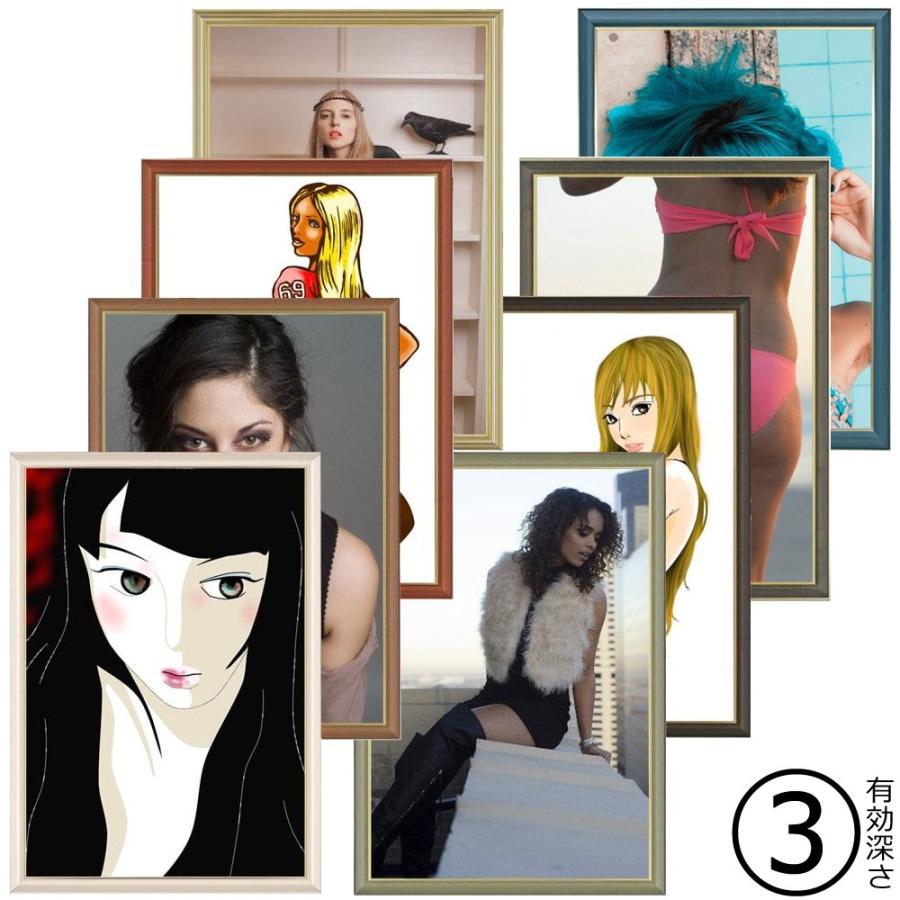 一般額(デッサン額) HVM UVカット強化型付 /額縁内寸法:211×298(A4) : 額縁のタカハシ Yahoo!店 - 通販 - Yahoo!ショッピング