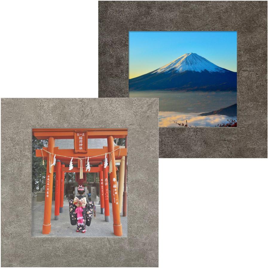 モダンパネル 砂岩70 UVカット強化型アクリル付 /182×212(小色紙)用 /額内寸:184×214 壁面フック付 : 額縁のタカハシ ...