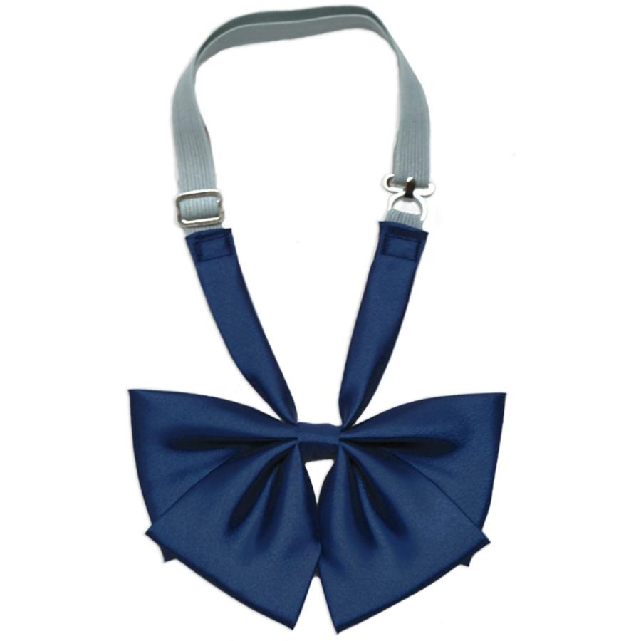HANECTONE スクールリボン ダブル蝶タイ下がり型 紺/エンジ 巾11.5 ハネクトーン : アイラブ制服.com - 通販 - Yahoo!ショッピング