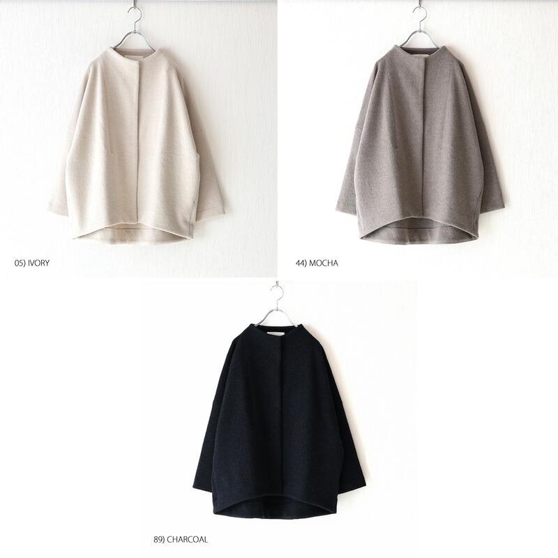evam eva エヴァムエヴァ プレスウールショートコート press evam eva エヴァムエヴァ プレスウールショートコート press