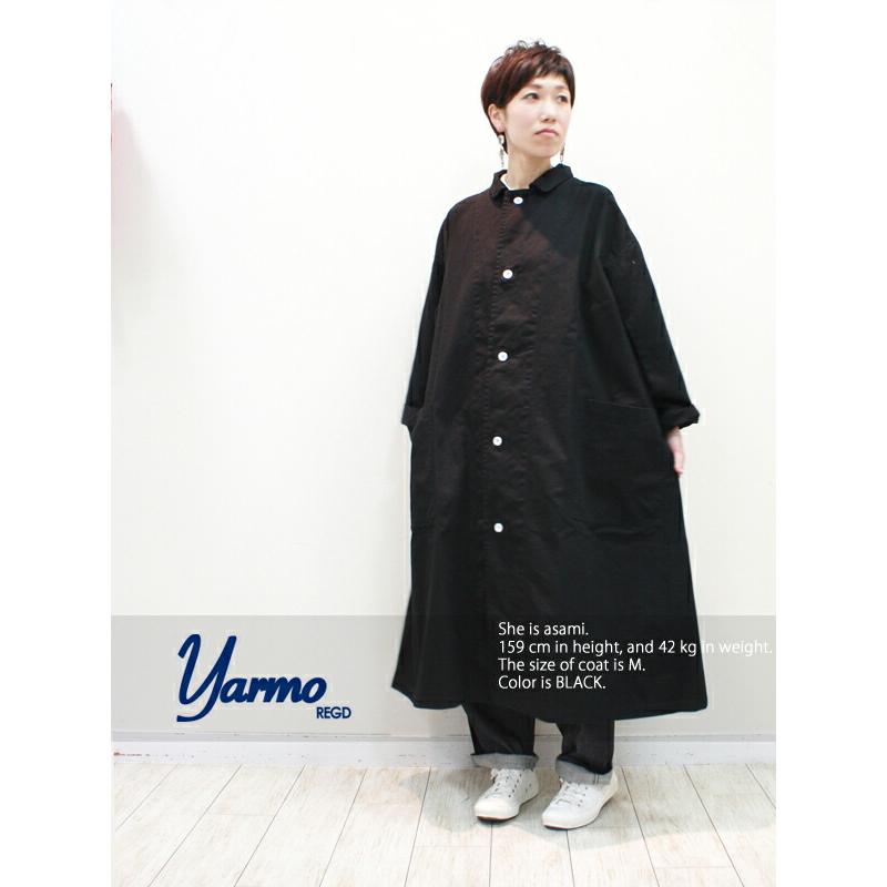 Yarmo ヤーモ T/Cツイル ラボコート スプリングコート ワークコート yarmo YAR-22SS-CO25 YAR-23SS-CO8 レディース 春夏 秋冬 オールシーズン ...