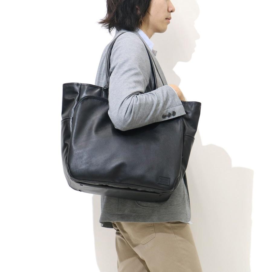 TIME(PORTER) ポーター タイム ブラック トートバッグ 146 TIME(PORTER) ポーター タイム ブラック トートバッグ 146