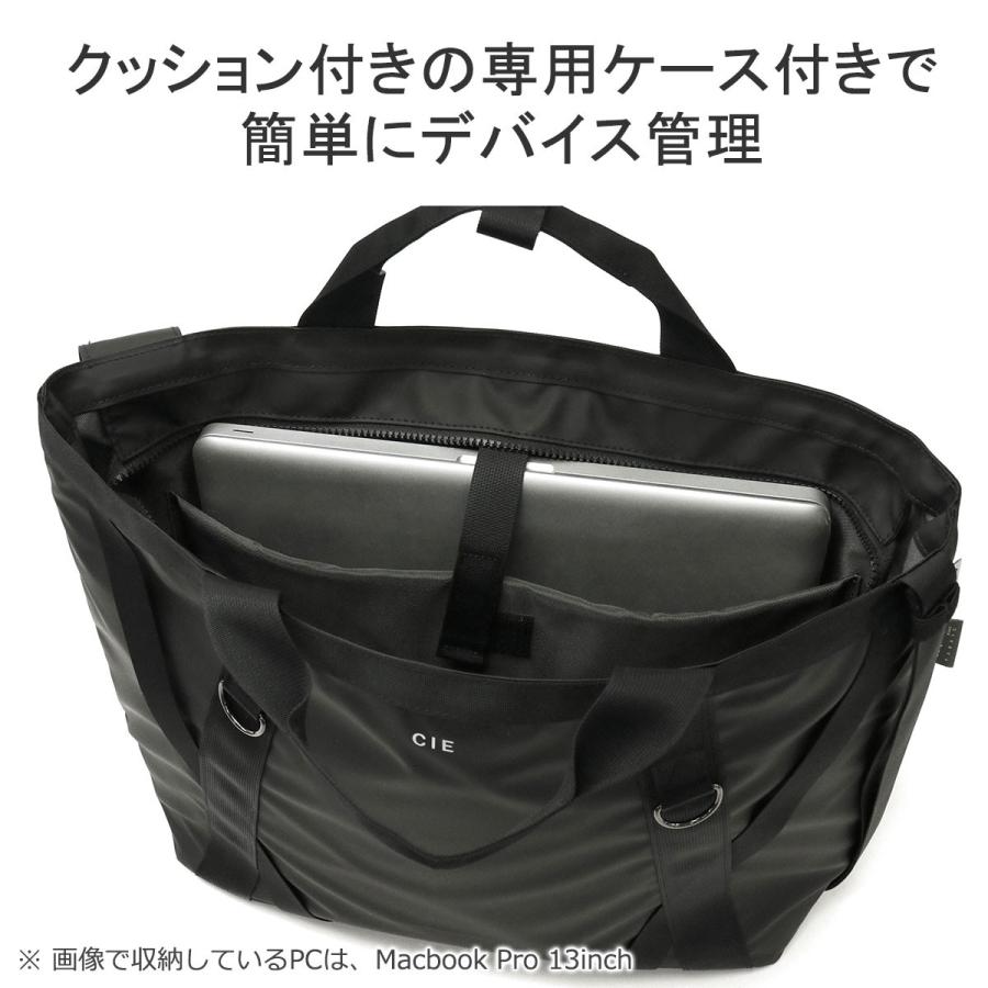 CIE 最大51%★10/19迄 トートバッグ メンズ レディース A4 大きめ ブランド シー トート バッグ 2WAY 軽い 軽量 斜めがけバッグ 撥水 防水 PC GRID 3 ...