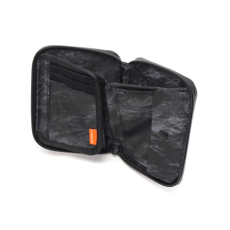 MAMMUT 最大46%★10/8限定 マムート 二つ折り財布 二つ折 メンズ レディース ブランド 小銭入れあり ファスナー ラウンドファスナー 薄い スリム 2810-00081 ...