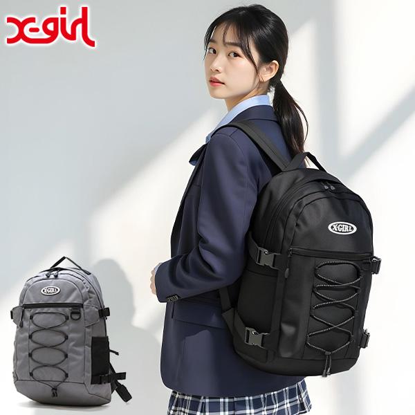 X-girl（エックスガール） 最大51%★12/29迄 リュック レディース リュックサック X-girl 30L OVAL LOGO ...