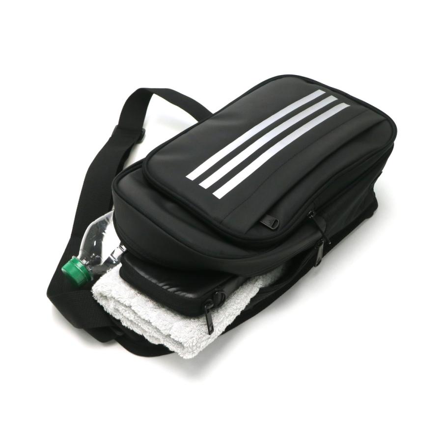 adidas（アディダス） ボディバッグ 斜めがけ バッグ ワンショルダー スリングバッグ 縦型 7L B5 軽量 男子 女子 メンズ ...