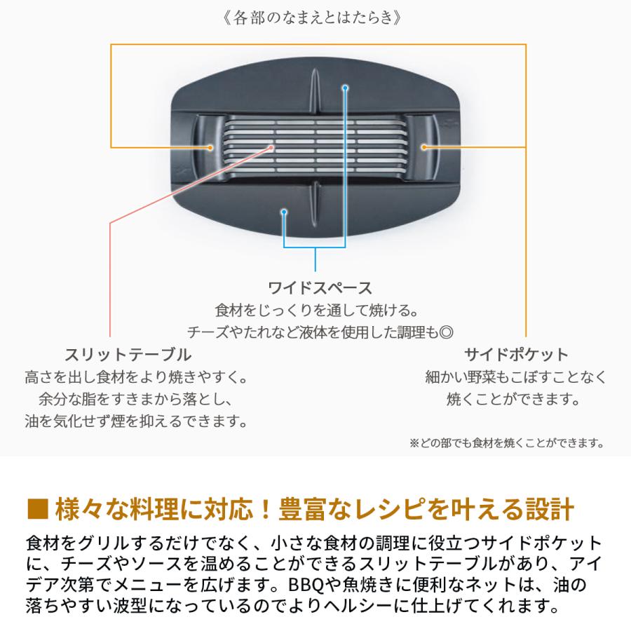 アラジン 最大33%★3/2限定 グリルプレート Aladdin グラファイトグリラー用 アウトドア 焼肉 減煙 保温 家電 単品 グリラー用マジックプレート CAG-MP01 : ギャレリア ...