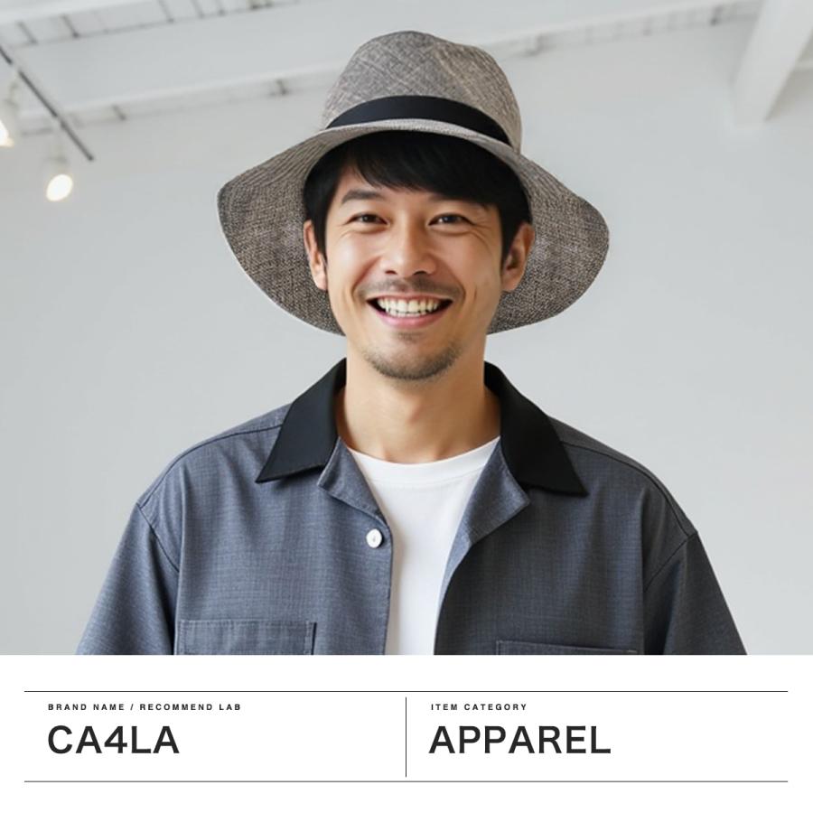 CA4LA 最大36%★4/9限定 ハット メンズ レディース カシラ 帽子 バケットハット 中折れハット 深め 春夏 つば広 日本製 TASOGARE WIDE 4 DOU-02020 ...