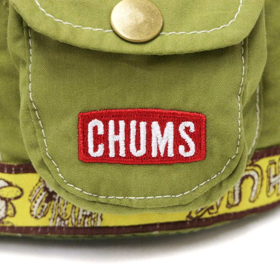 CHUMS 最大32%★2/25限定 日本正規品 チャムス キャップ フェスキャップ Fes Cap 帽子 ロゴ 刺繍 ポケット付き メンズ ...