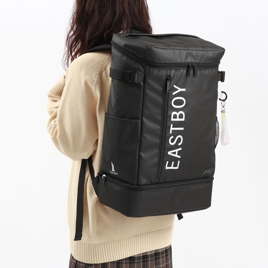 EASTBOY 最大42%★9/4限定 イーストボーイ リュック 大容量 レディース 通学 シンプル 黒 スクバ スクールバッグ 女子 軽量 軽い ブランド 32L B4 A4 EBA89 ...