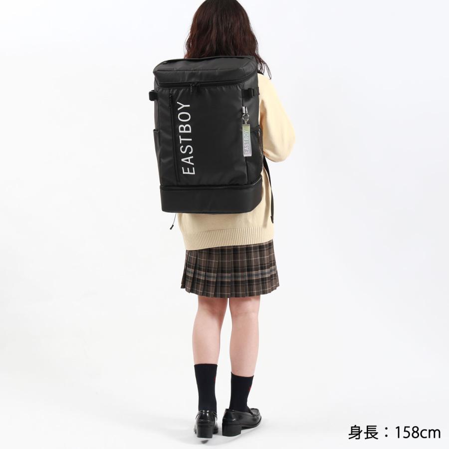 EASTBOY 最大42%★9/4限定 イーストボーイ リュック 大容量 レディース 通学 シンプル 黒 スクバ スクールバッグ 女子 軽量 軽い ブランド 32L B4 A4 EBA89 ...
