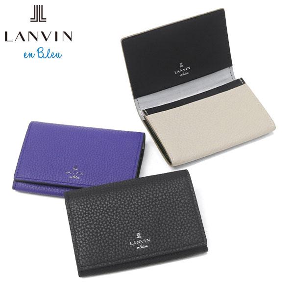 LANVIN en Bleu 最大46%★5/19限定 ランバン オン ブルー 名刺入れ メンズ レディース 本革 ブランド おしゃれ レザー ...
