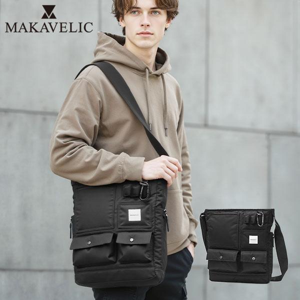 MAKAVELIC 最大46%★8/24まで 正規品1年保証 マキャベリック ショルダーバッグ メンズ レディース 大容量 斜めがけ A4 ブランド トート SIERRA 3125-10202 ...