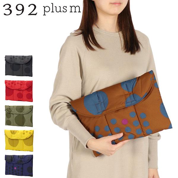 392 plus m 最大42%★1/18・19限定 サンキューニプリュスエム クラッチバッグ PCケース レディース 392plusm 水玉 ...
