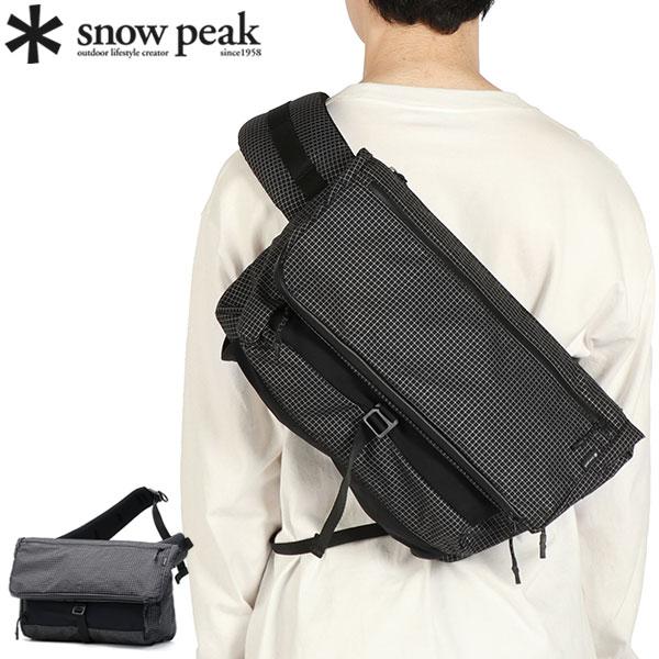 最大35%★9/15限定 スノーピーク ショルダーバッグ メンズ レディース 斜め掛けバッグ ブランド snow peak 斜めがけ 大人 軽量 A4 メッセンジャー AC-24AU414 ...