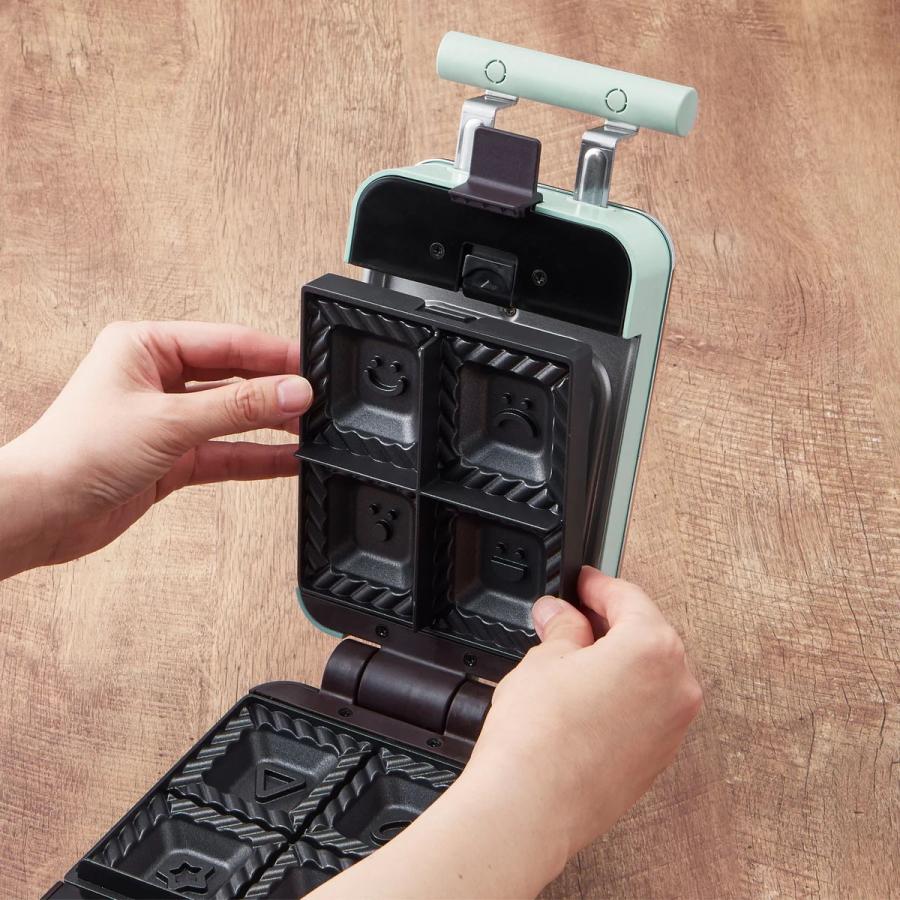 Toffy 最大42%★5/17.18限定 選べる特典 正規品1年保証 トフィー ホットサンドメーカー 電気 ホットサンド 1枚焼き 食パン 耳まで焼ける 朝食 ギフト 軽食 K-HS6 ...