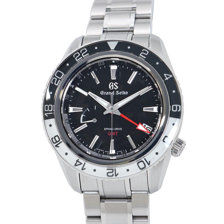 セイコー グランドセイコー スポーツコレクション GMT マスターショップ限定 SBGE277 SEIKO 腕時計 黒文字盤 【安心保証 ...