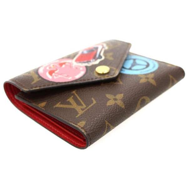 ルイヴィトン 財布 モノグラム ポルトフォイユ・ヴィクトリーヌ M62151 ヴィトン 三つ折り ステッカープリント :4450566 ...
