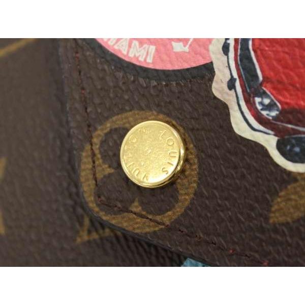 ルイヴィトン 財布 モノグラム ポルトフォイユ・ヴィクトリーヌ M62151 ヴィトン 三つ折り ステッカープリント :4450566 ...