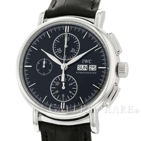 IWC SCHAFFHAUSEN ポートフィノ クロノ IW378303 腕時計 メンズ ウォッチ 黒文字盤 : GALLERY-RARE ...