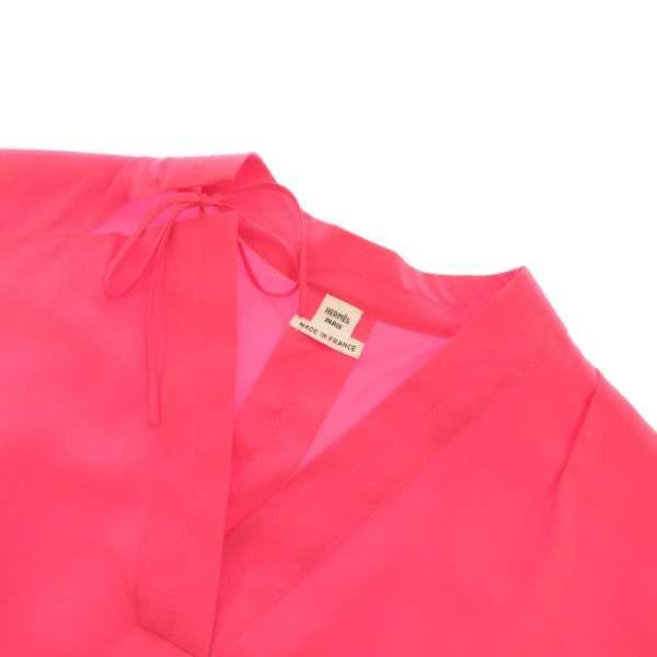 HERMES エルメス シャツ ノースリーブ リボン ピンク レディースサイズ42 服 トップス : GALLERY-RARE - 通販 ...