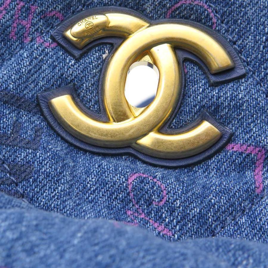 シャネル トートバッグ マキシ ショッピング バッグ デニム AS3128 B07643 CHANEL ショルダーバッグ ブルー ...
