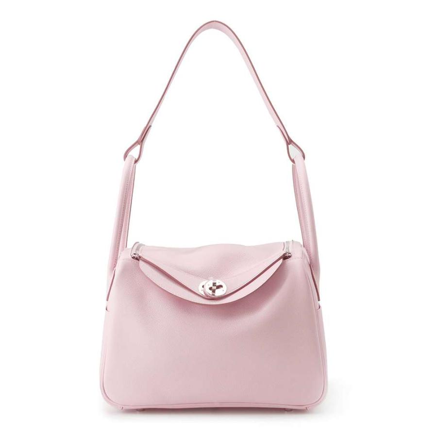 エルメス ハンドバッグ リンディ 26 ヴェルソ モーヴペール/ニューホワイト/シルバー金具 エバーカラー B刻印 2way ...