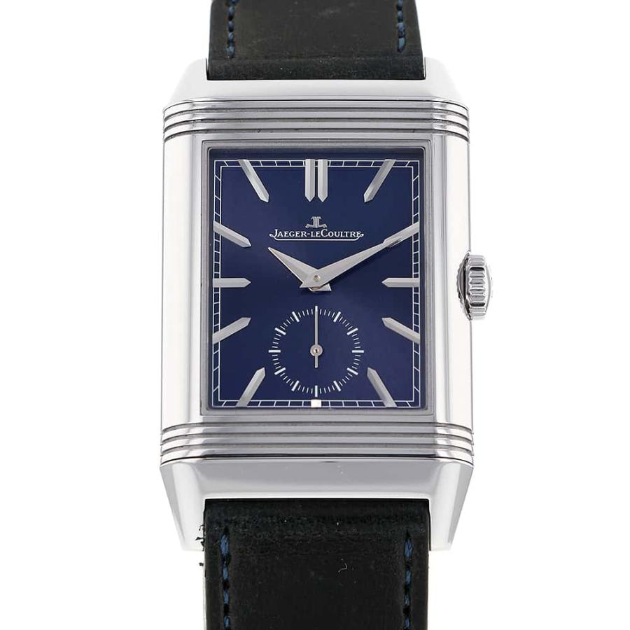ジャガールクルト レベルソ トリビュート デュオ JAEGER-LE COULRE Q3988482 腕時計 ブルー/ホワイト文字盤 【安心 ...