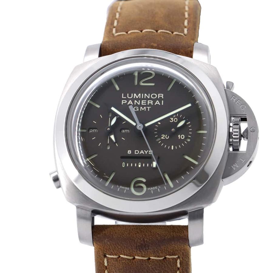 パネライ ルミノール 1950 8デイズ モノプルサンテ PAM00311 P番 PANERAI 腕時計 ブラウン文字盤 【安心保証 ...