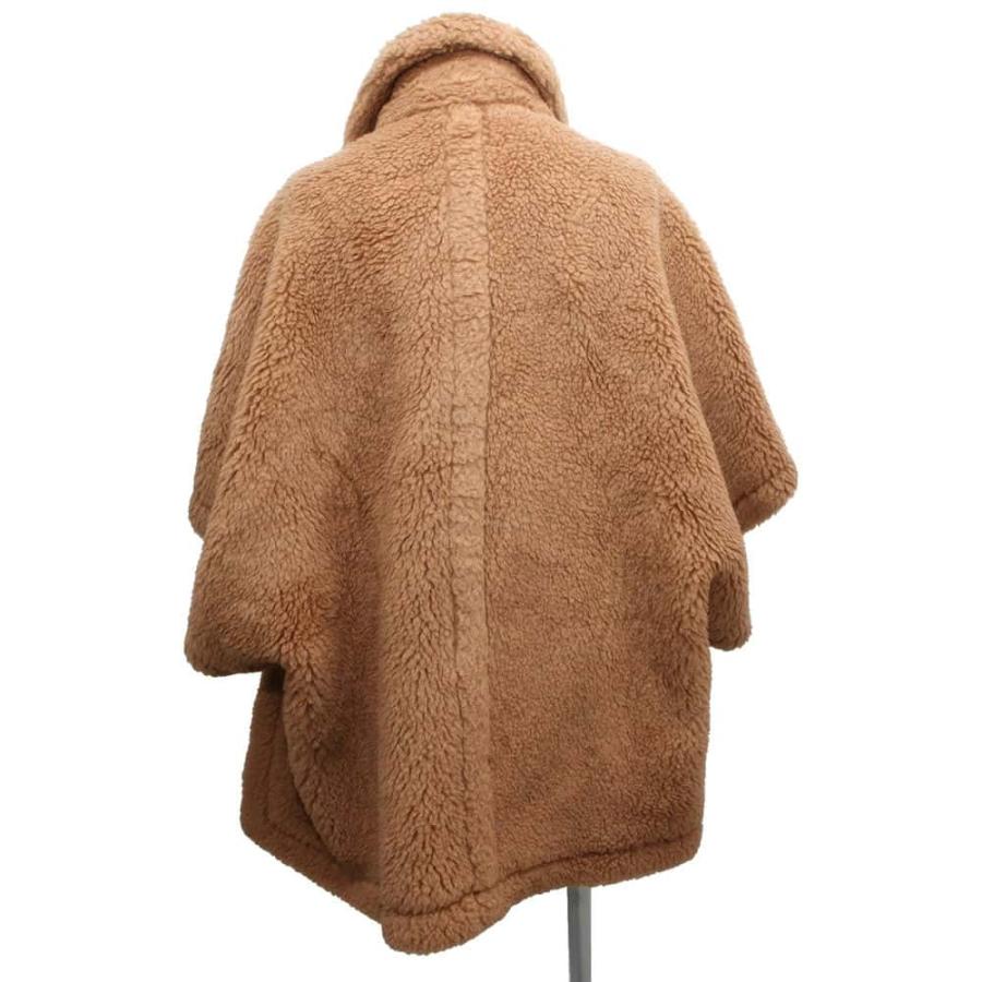 マックスマーラ アウター テディベア TEBE ケープ ポンチョ キャメルウール シルク 473607236 MaxMara ジャケット ...