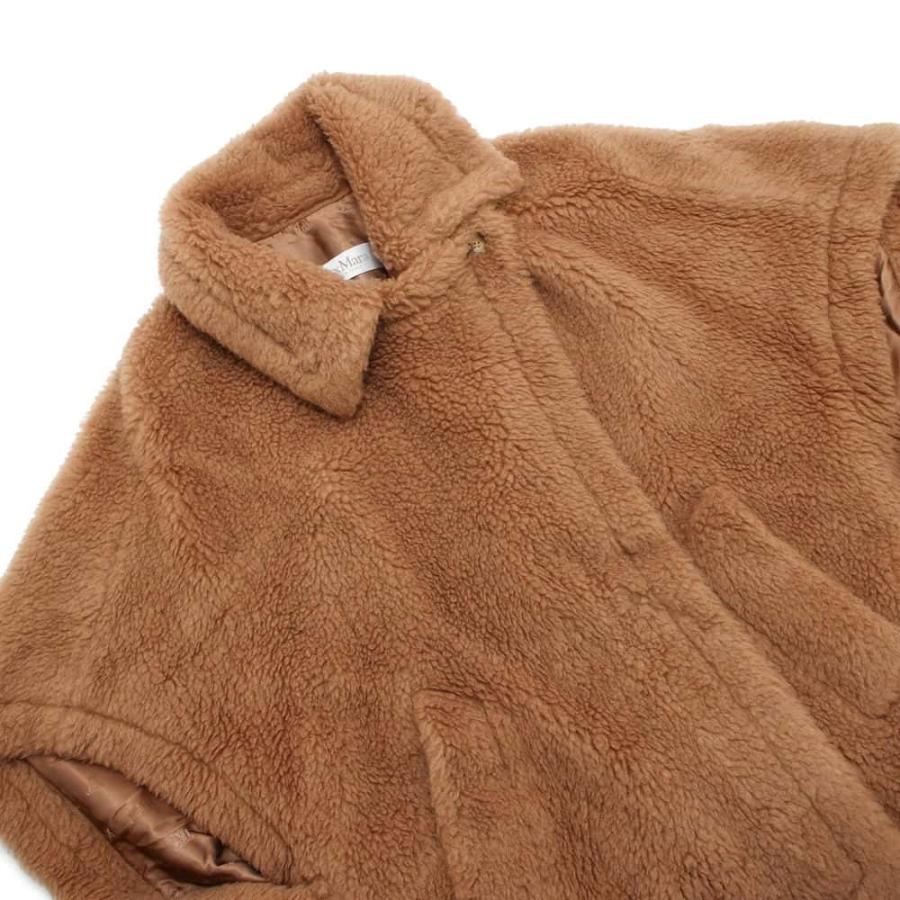 マックスマーラ アウター テディベア TEBE ケープ ポンチョ キャメルウール シルク 473607236 MaxMara ジャケット ...