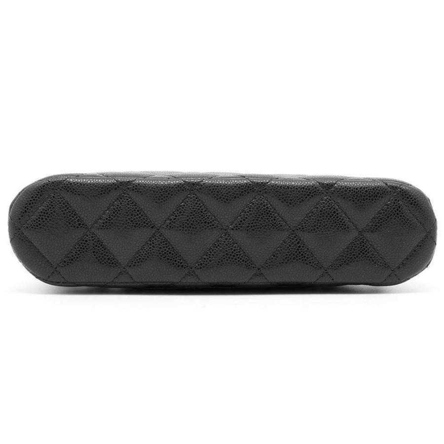 シャネル チェーンショルダーバッグ ココマーク クラシック マトラッセ キャビアスキン AP4016 CHANEL 黒 : 9980051 ...