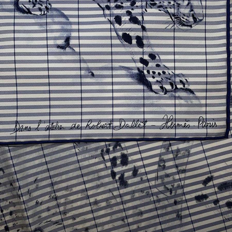 エルメス スカーフ カレ アイライナー 90 ロベール・ダレのアトリエ Dans l atelier de Robert HERMES ...