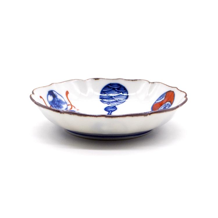 色絵瓢文輪花三寸皿 萠窯 : gs-0062 : GALLERY掌 - 通販 - Yahoo!ショッピング