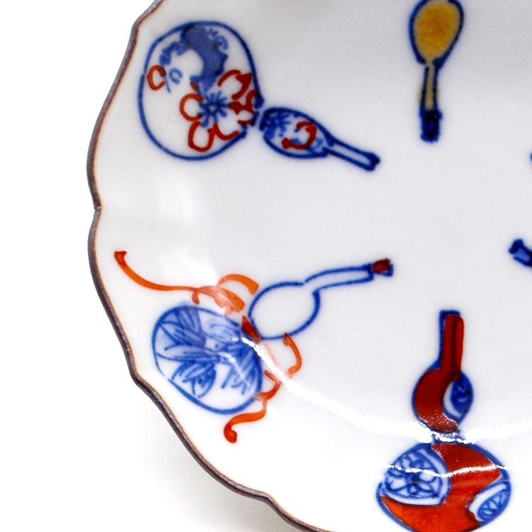 色絵瓢文輪花三寸皿 萠窯 : gs-0062 : GALLERY掌 - 通販 - Yahoo!ショッピング