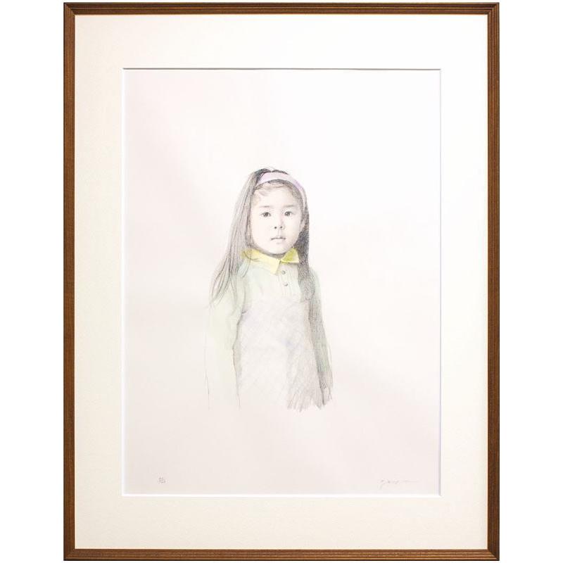 藤井 勉 「 立つ 」 リトグラフ + 手彩色 : p2-2405-7-11-s : 内田画廊 - 通販 - Yahoo!ショッピング