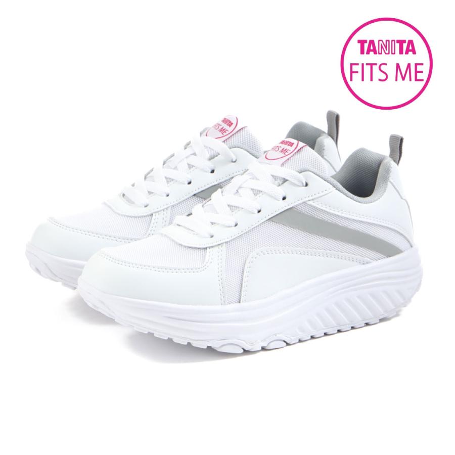 タニタ TANITA レディース スニーカー FITS ME 2TNT0003 ラウンドシューズ ウォーキング 運動 ナースシューズ 幅広 3E 歩きやすい 母の日 : FOOT PLACE ...