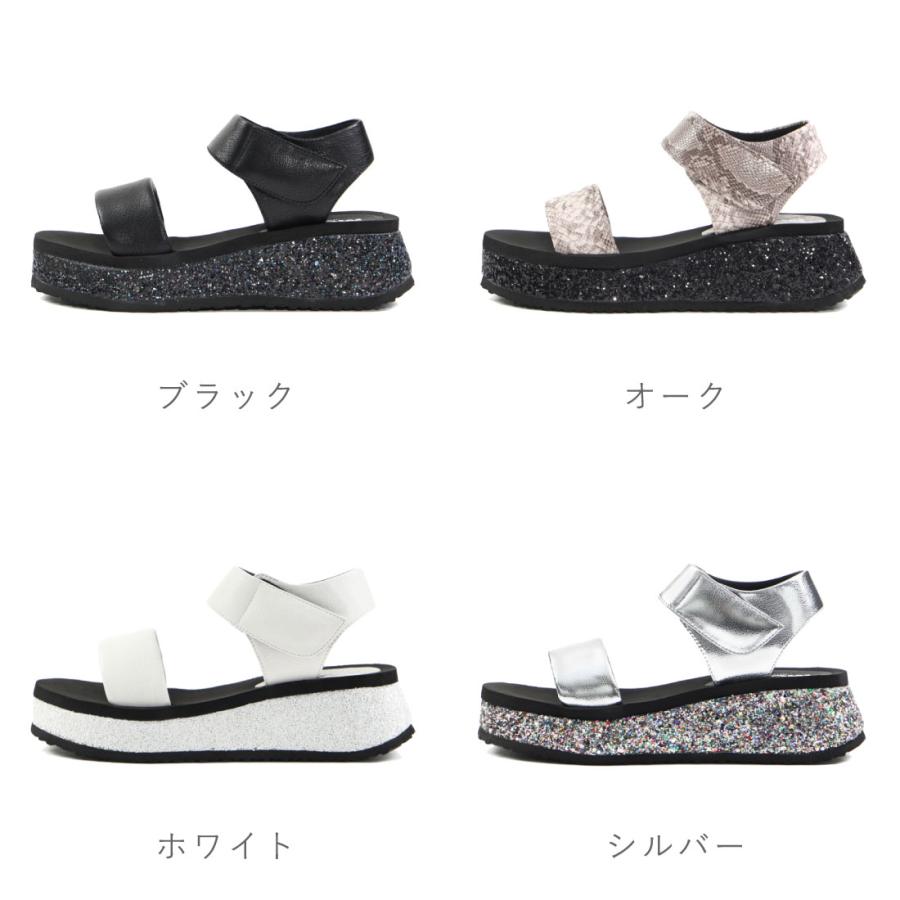 ムーム MUUM レディース サンダル ストラップ 軽量 軽い 厚底 疲れにくい 歩きやすい ラインストーン きらきら マジックテープ ベルクロ 2024_厚底 : FOOT PLACE ...