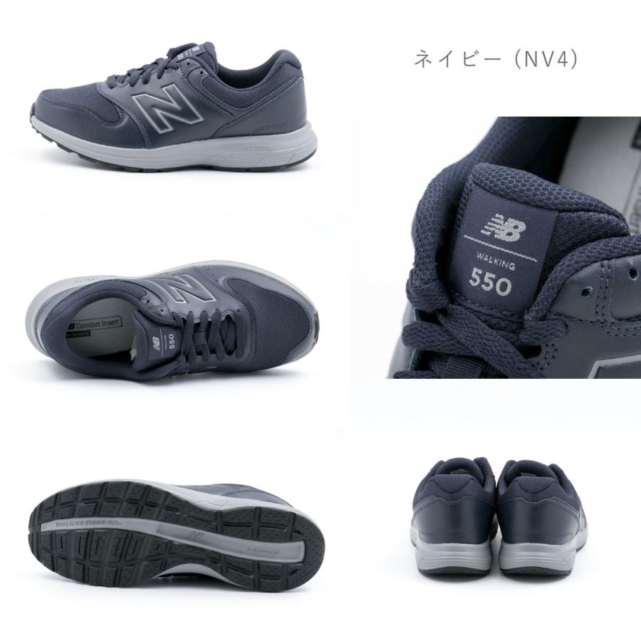 ニューバランス new balance メンズ スニーカー MW550 GY4 NV4 BK4 幅広 ワイド 4E 紐靴 ウォーキング ランニング トレーニング シンプル :NB-MW550 ...