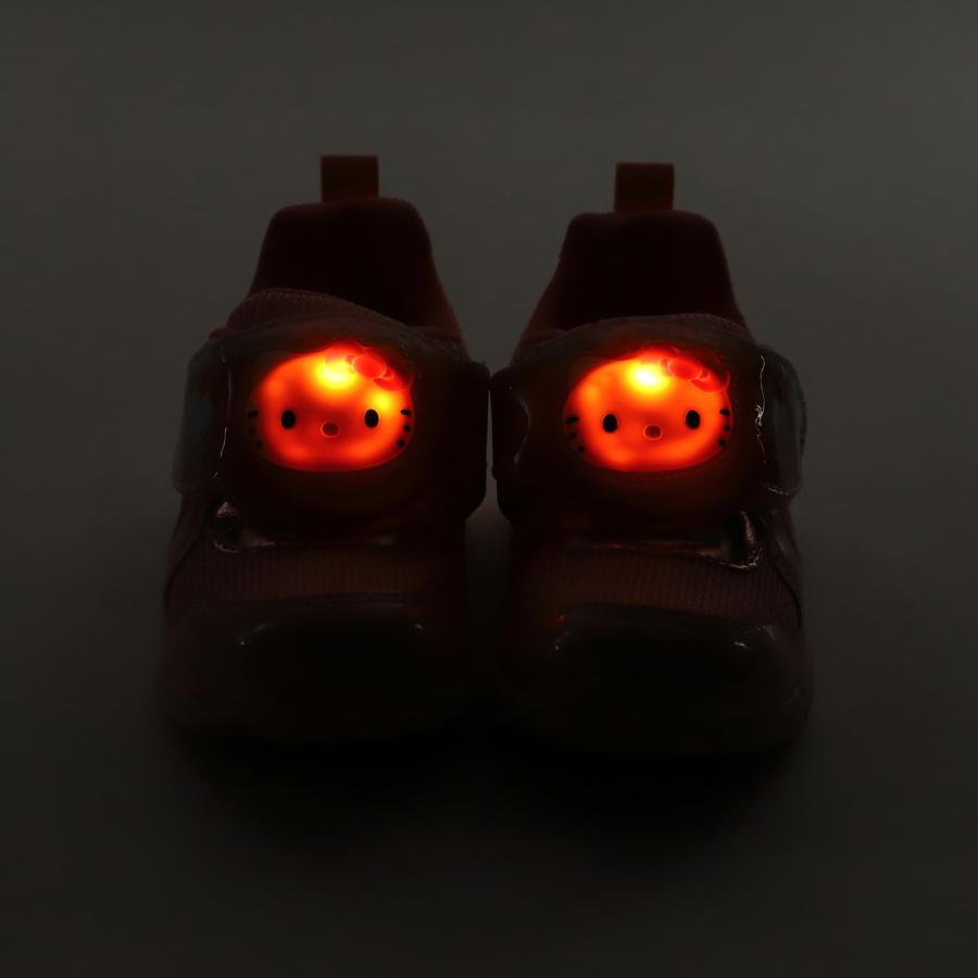MoonStar ムーンスター moonstar キッズ 女の子 スニーカー サンリオ Sanrio SA C034 光る靴 LED ハローキティ キティちゃん シナモロール シナモン クロミ ...