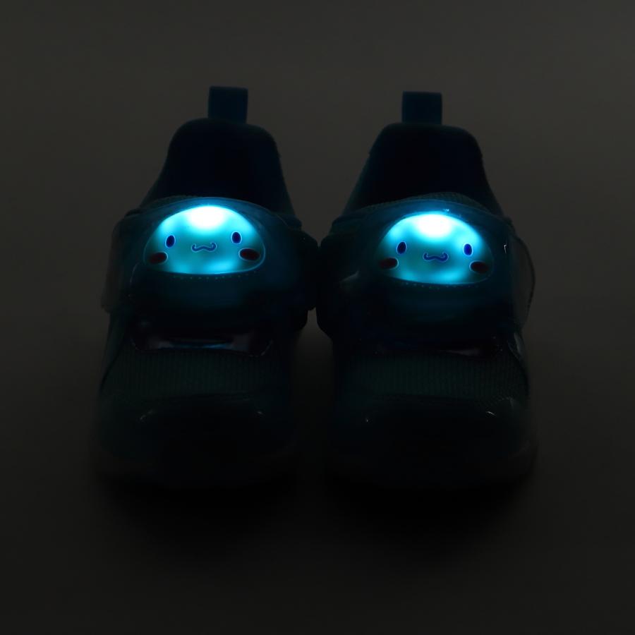 MoonStar ムーンスター moonstar キッズ 女の子 スニーカー サンリオ Sanrio SA C034 光る靴 LED ハローキティ キティちゃん シナモロール シナモン クロミ ...