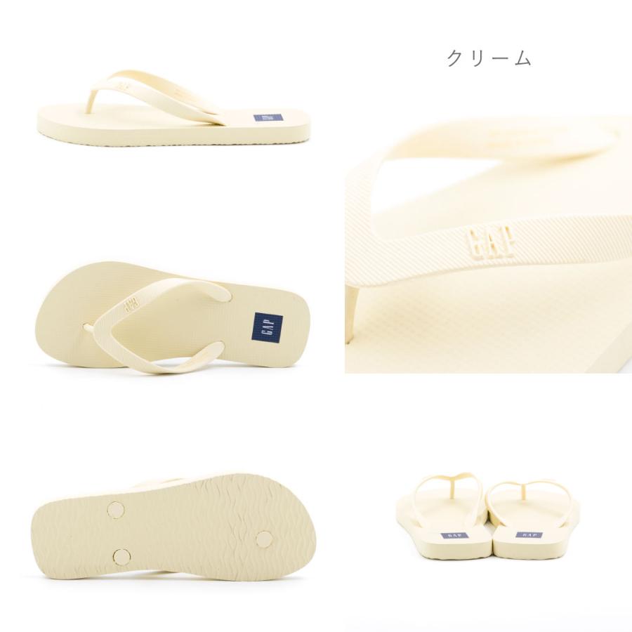 GAP ギャップ レディース メンズ サンダル ビーサン GPU22324 海 ブルー クリーム カーキ ブラック ホワイト 青 黒 ロゴ ビーチサンダル : FOOT PLACE Yahoo ...