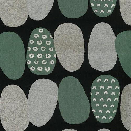 【綿麻キャンバス:UP-5692】【全3色】ドリアン柄とたまご型♪ コットンこばやし【メール便可】ハンドメイド/手芸/生地/布/う早この布 ...