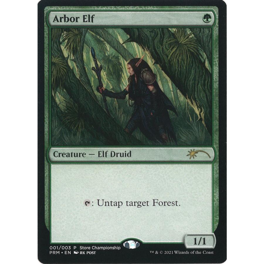 Magic: The Gathering Arbor Elf R Store Championship PRM-001/003 ...
