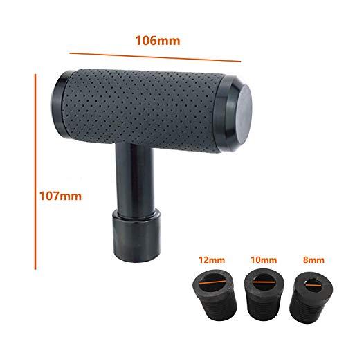 Lunsom プッシュ式 シフトノブ メタル ギアシフトレバー T型 マニュアル車に適用します (ブラック) : ガンダカラー - 通販 - Yahoo!ショッピング